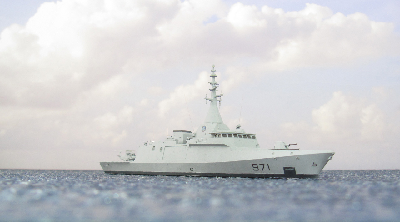 Ägyptische Korvette El Fateh (1/700, Minerva Model Craft) von Lars Scharff
