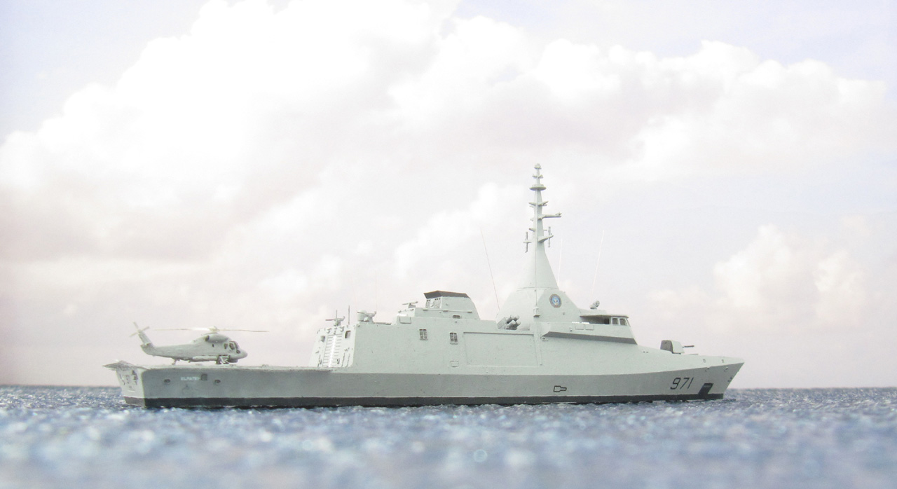 Ägyptische Korvette El Fateh (1/700, Minerva Model Craft) von Lars Scharff